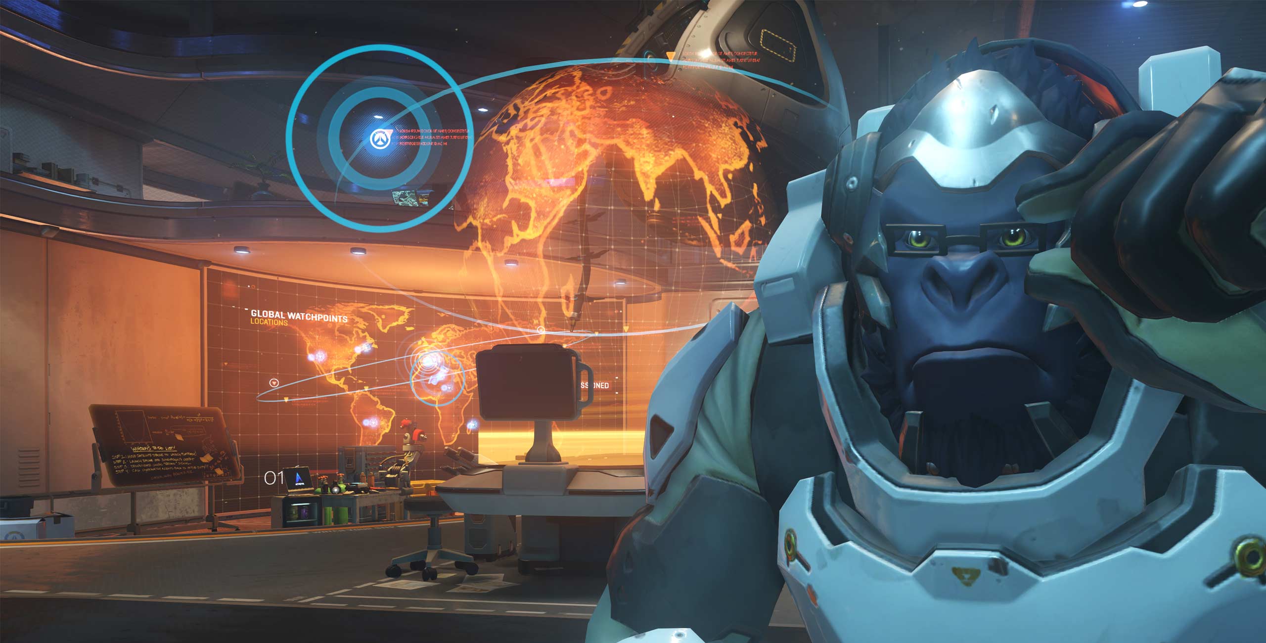 Here are some character renders pulled straight from PlayOverwatch.com ...